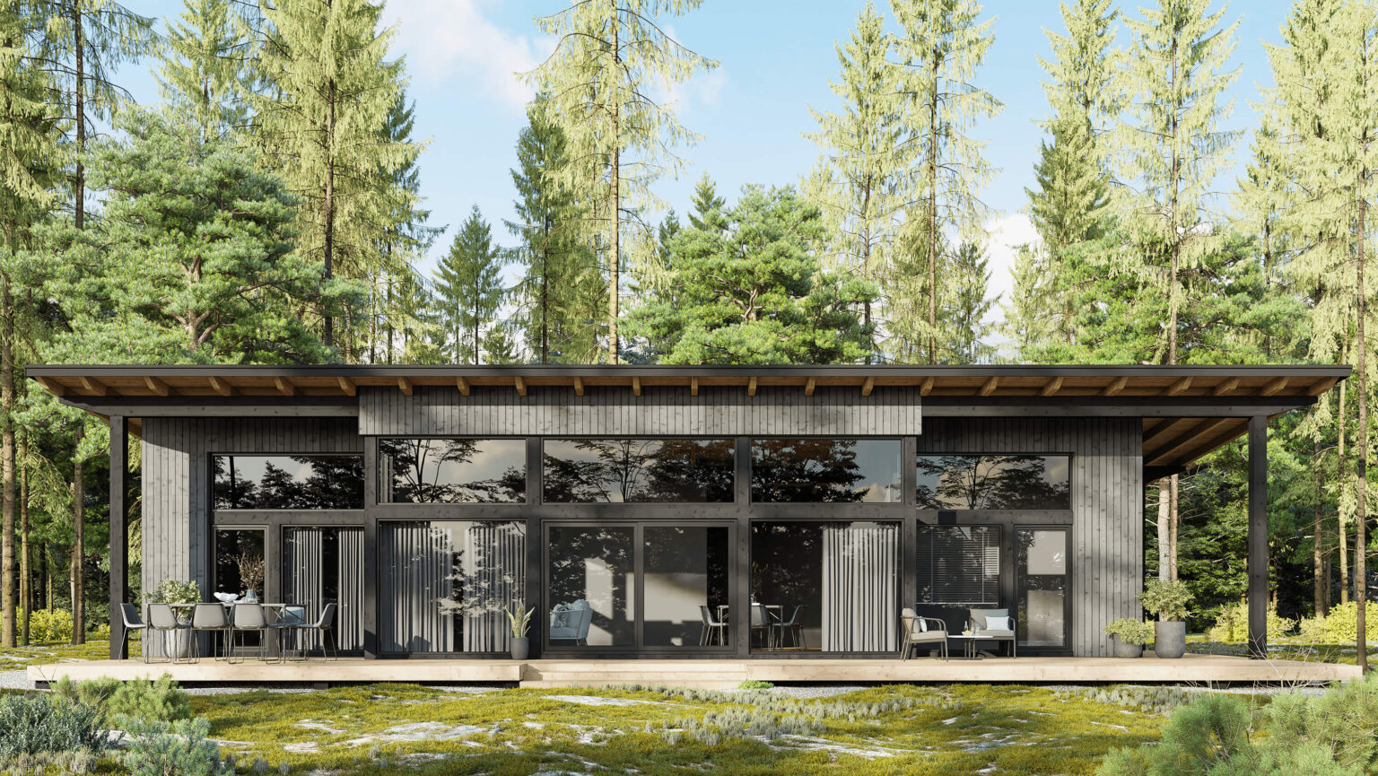 Näidisprojektid | Finnlog | Palk & Elementmajad